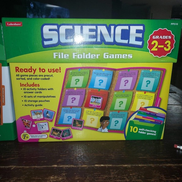 Lakeshore | Toys | Lake Shore Learning Science File Folder Games Grades ...
